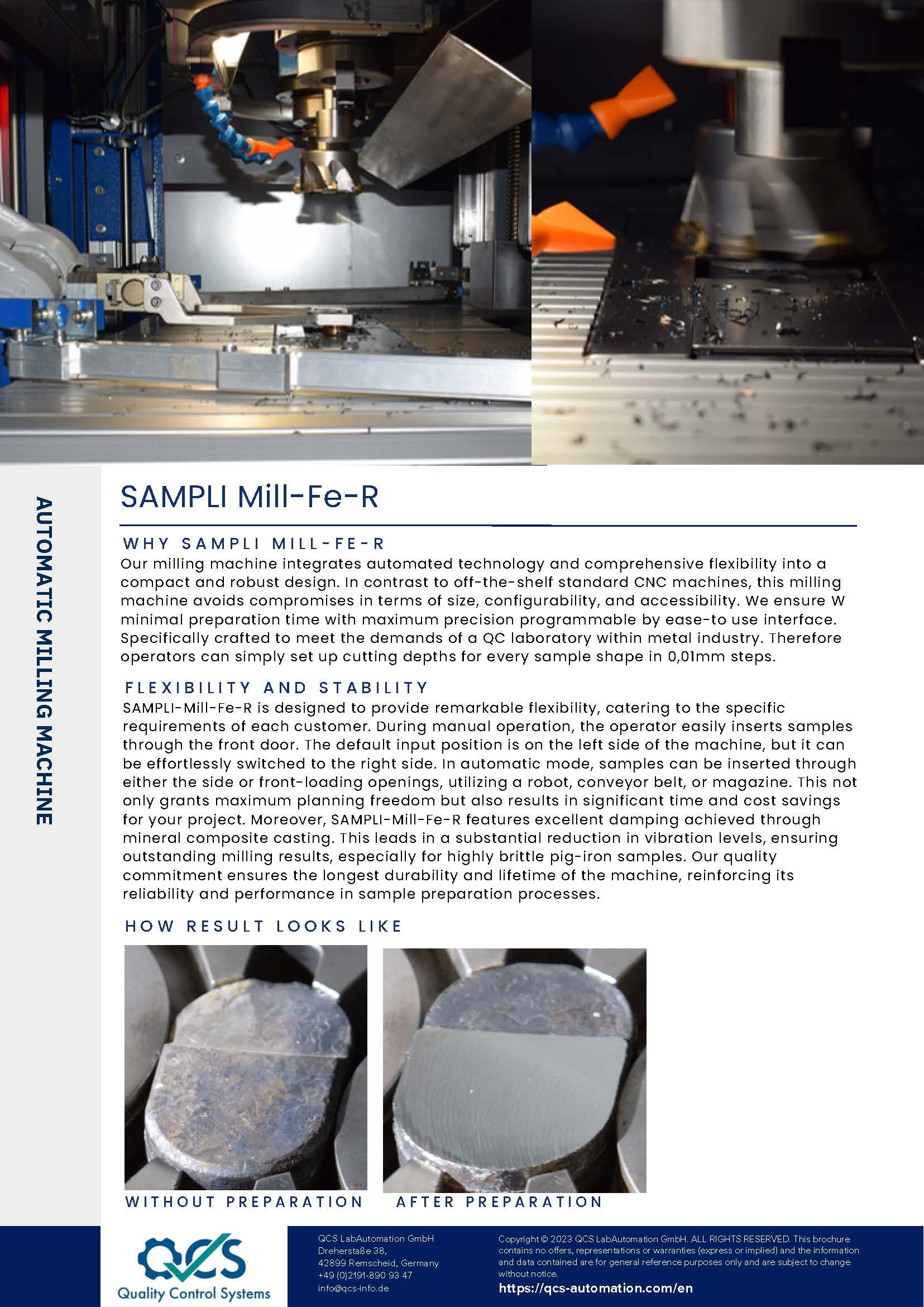 Product Data Sheets For OES, XRF and XRD